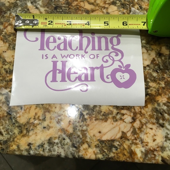 Other | Teacher Vinyl Decal | Poshmark